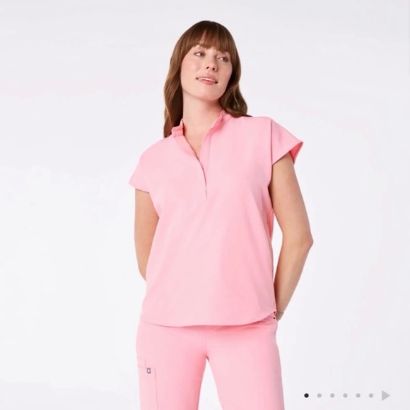 Figs | Tops | Fight Club Pink Figs Rafaela Scrub Top | Poshmark